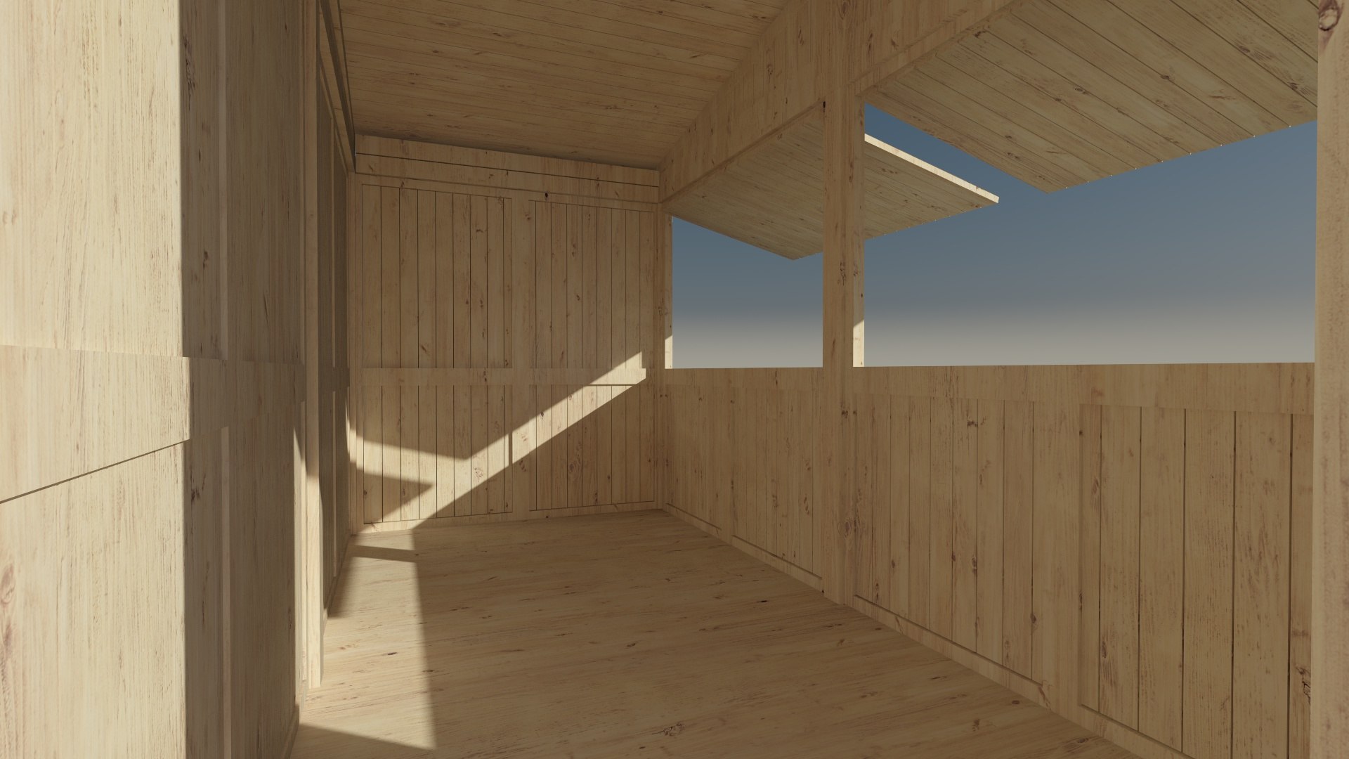 Wood Plank House 3D - TurboSquid 2010006