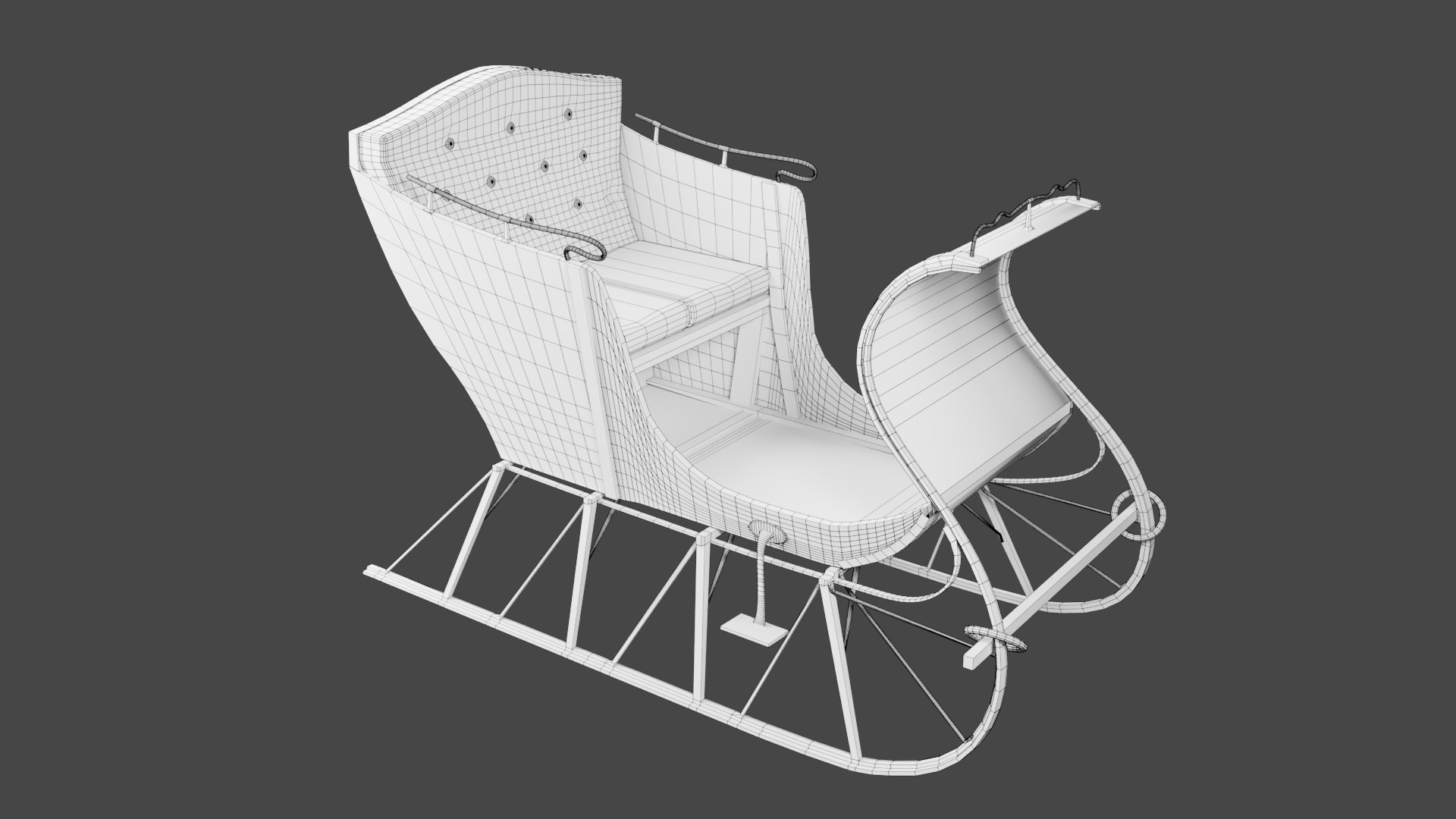 Christmas Sleigh Portland Cutter 3D Model - TurboSquid 1994128