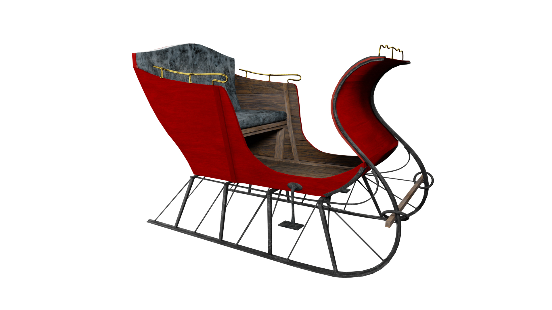 Christmas Sleigh Portland Cutter 3D Model - TurboSquid 1994128