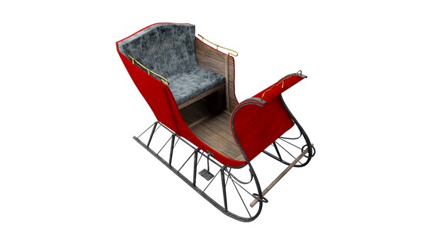 modelo 3d Christmas Sleigh Portland Cutter - TurboSquid 1994128