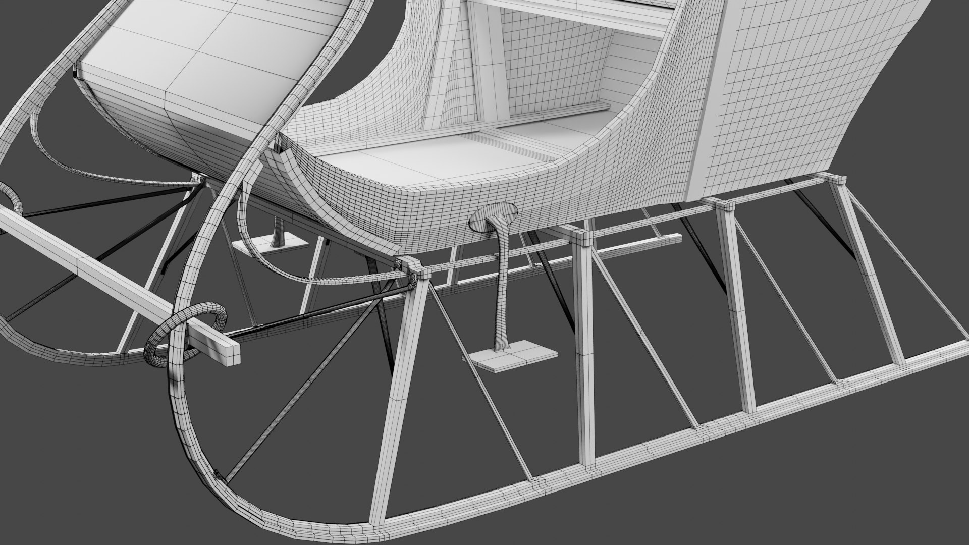 Christmas Sleigh Portland Cutter 3D Model - TurboSquid 1994128