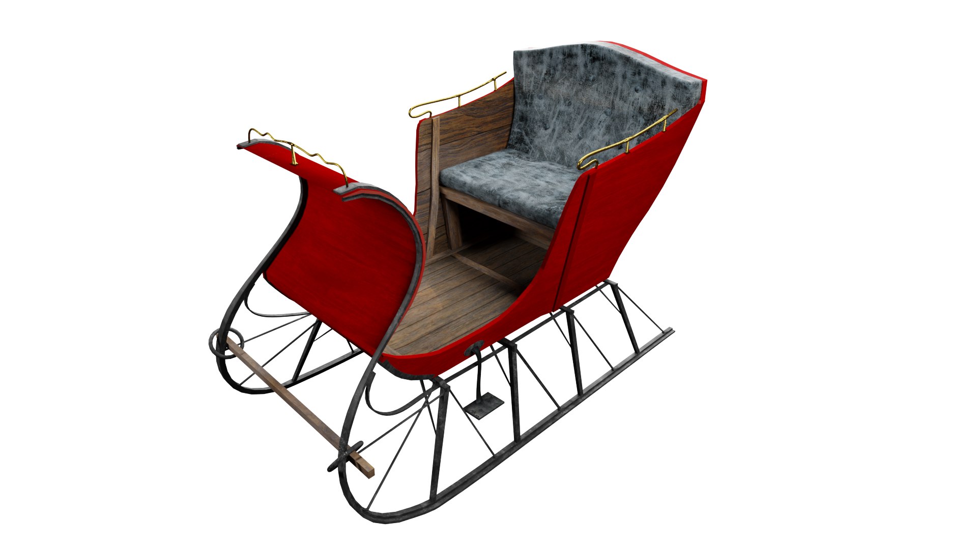 Christmas Sleigh Portland Cutter 3D Model - TurboSquid 1994128