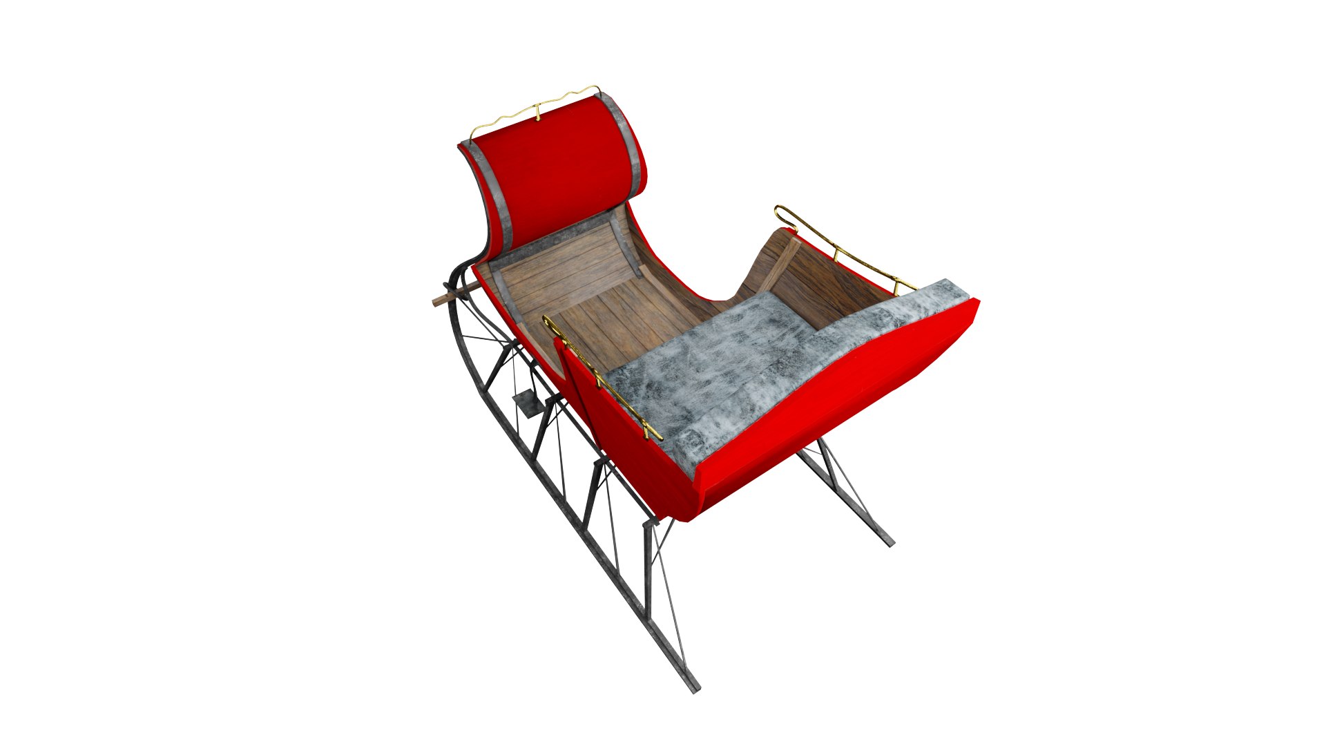 Christmas Sleigh Portland Cutter 3D Model - TurboSquid 1994128