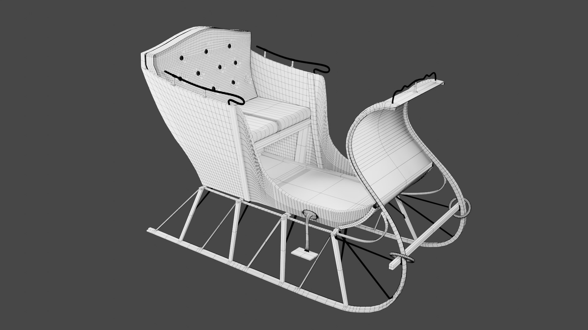 Christmas Sleigh Portland Cutter 3D Model - TurboSquid 1994128