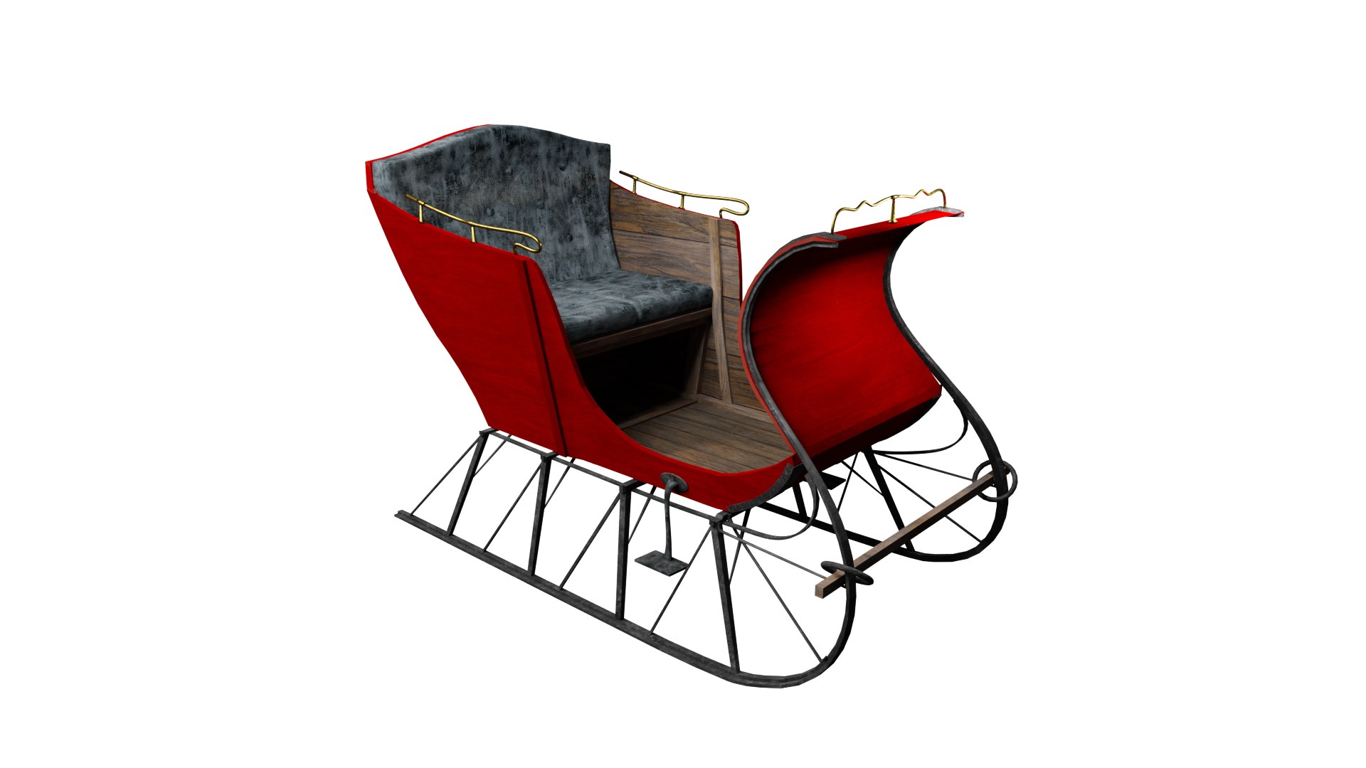 Christmas Sleigh Portland Cutter 3D Model - TurboSquid 1994128