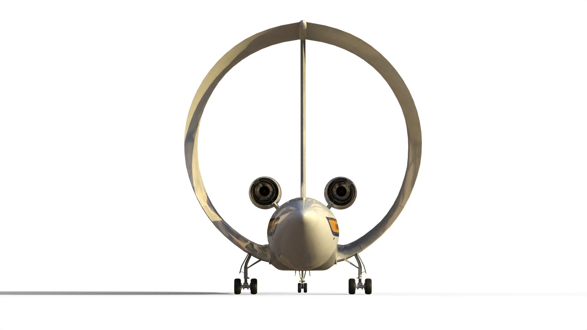 3D Model Lockheed Ring Wing Airliner - TurboSquid 2191132