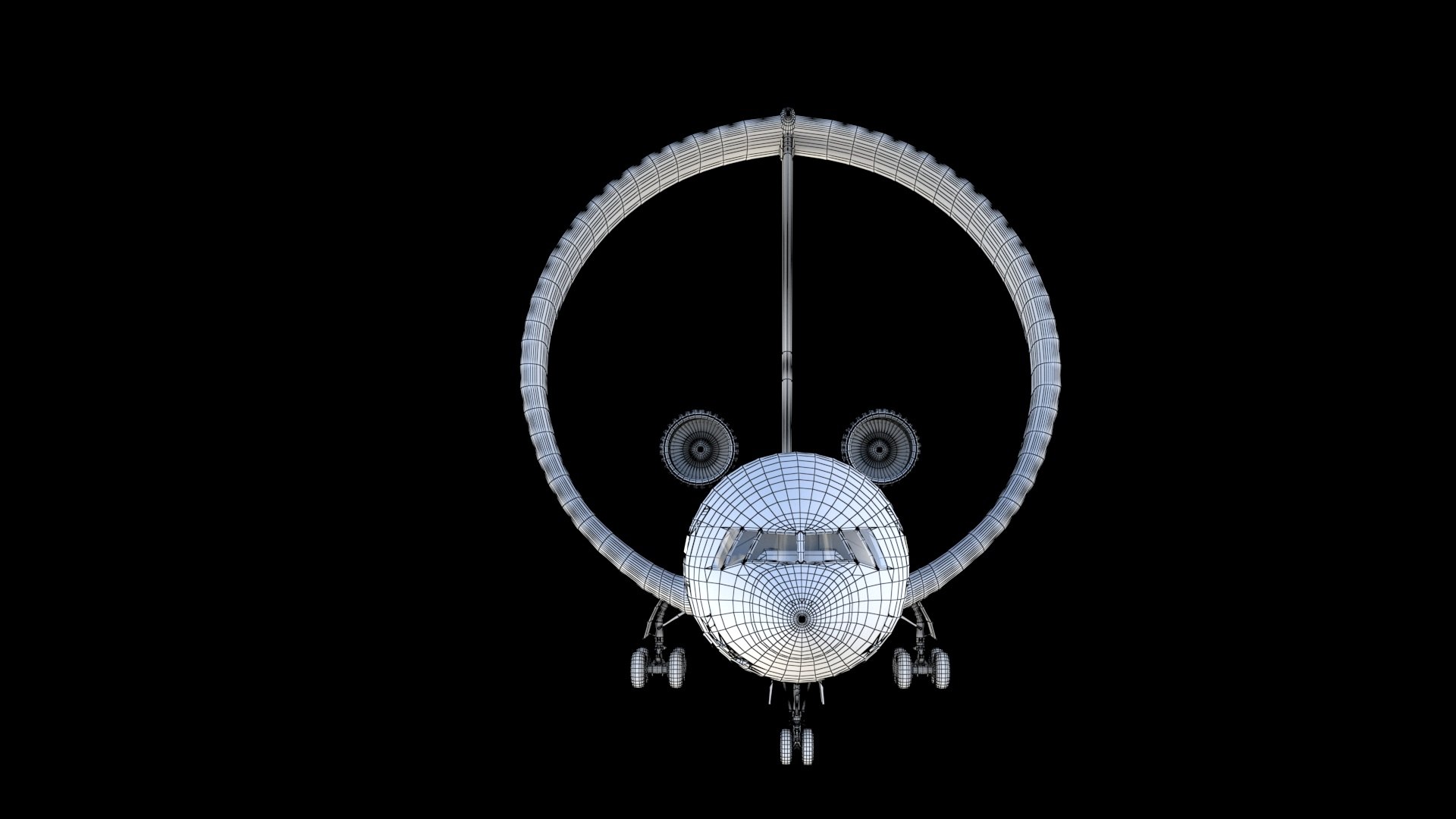 3D Model Lockheed Ring Wing Airliner - TurboSquid 2191132