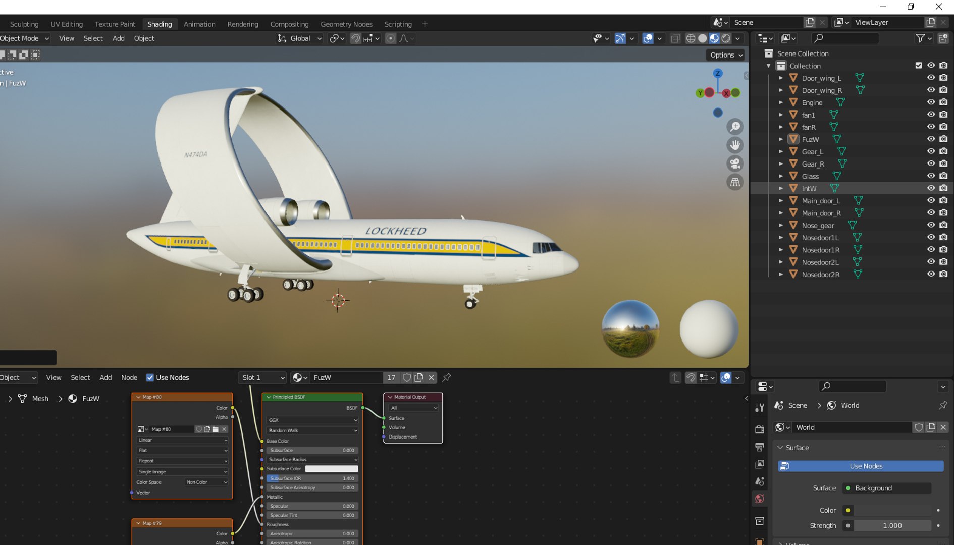 3D Model Lockheed Ring Wing Airliner - TurboSquid 2191132