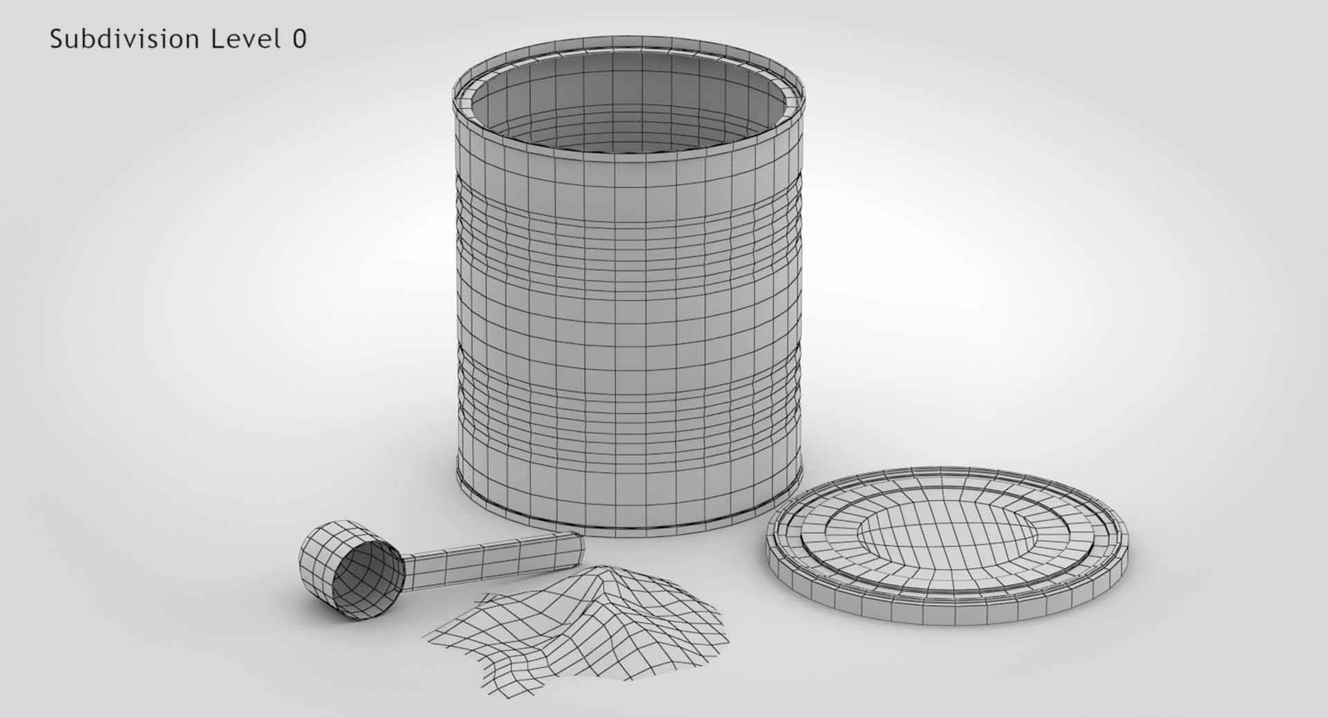 Powdered Milk 3D Model - TurboSquid 1345022