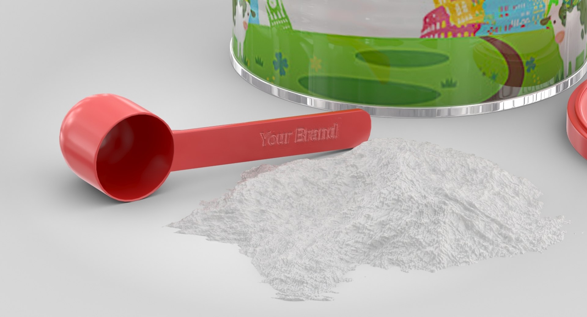 Powdered Milk 3D Model - TurboSquid 1345022