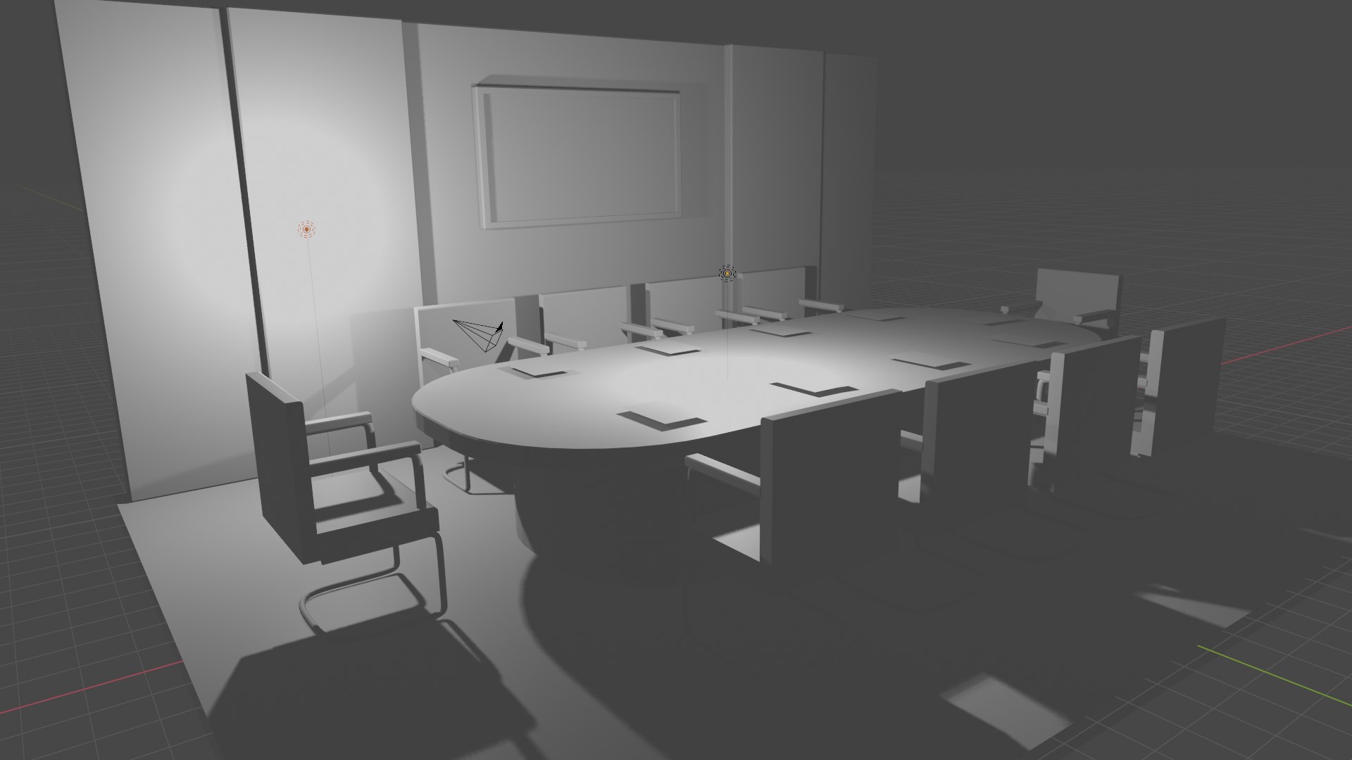 3D Meeting Table Model - TurboSquid 1747460