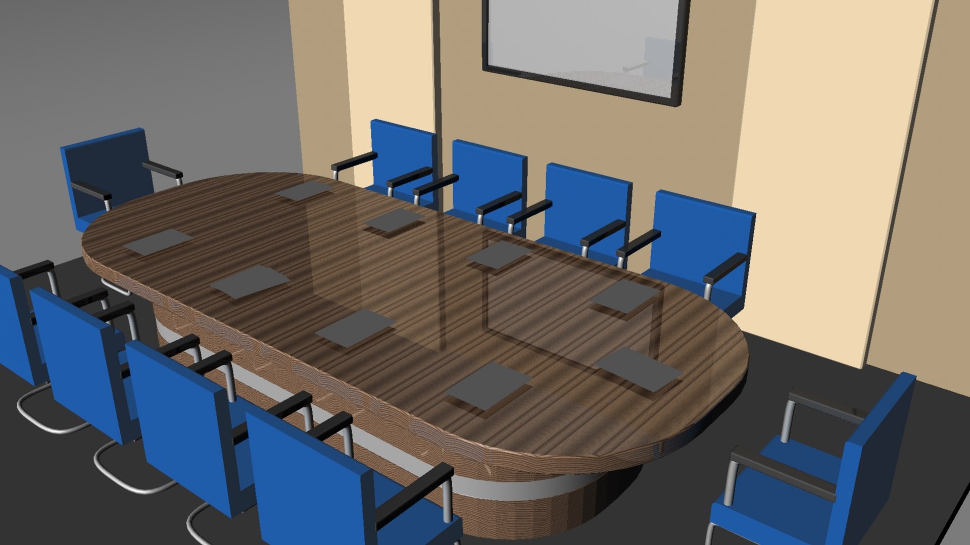 3D Meeting Table Model - TurboSquid 1747460