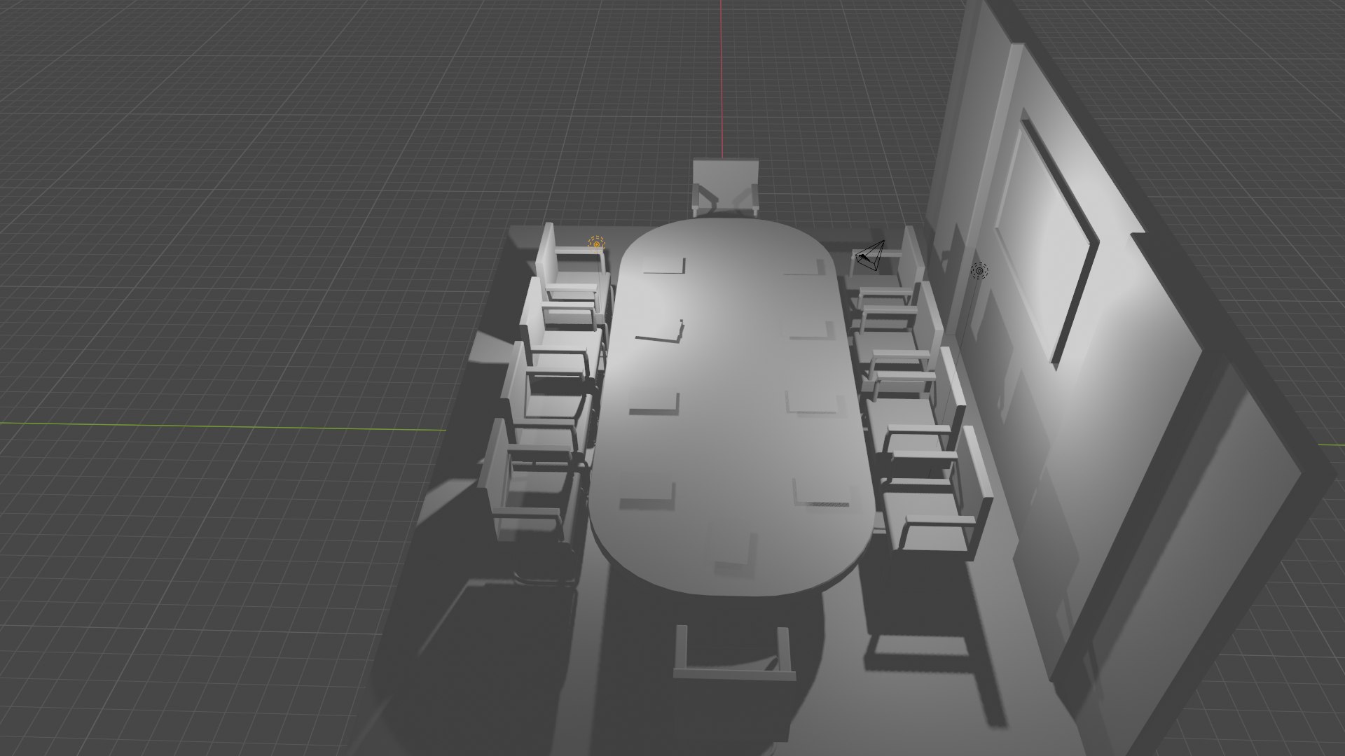 3D Meeting Table Model - TurboSquid 1747460