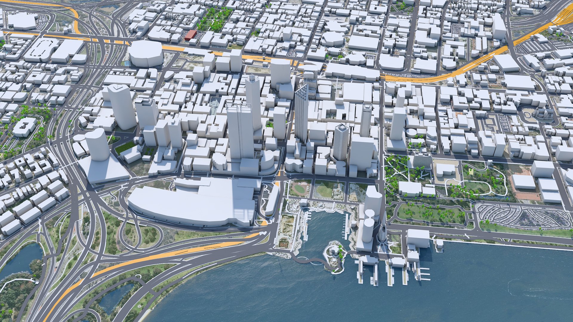 Perth Downtown Australia 3D model - TurboSquid 1989492