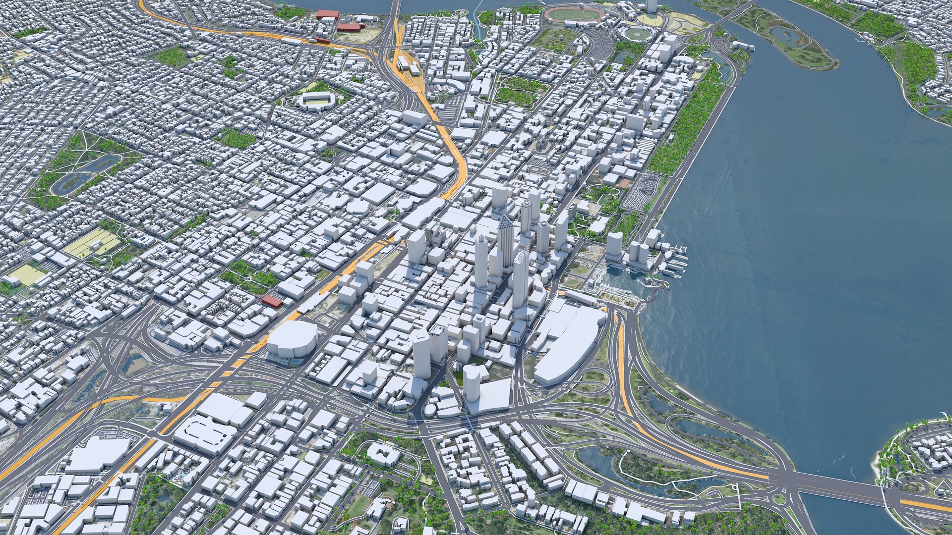 Perth Downtown Australia 3D model - TurboSquid 1989492