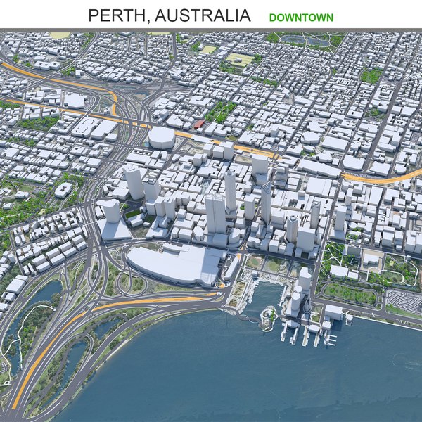 Perth Downtown Australia 3D model - TurboSquid 1989492