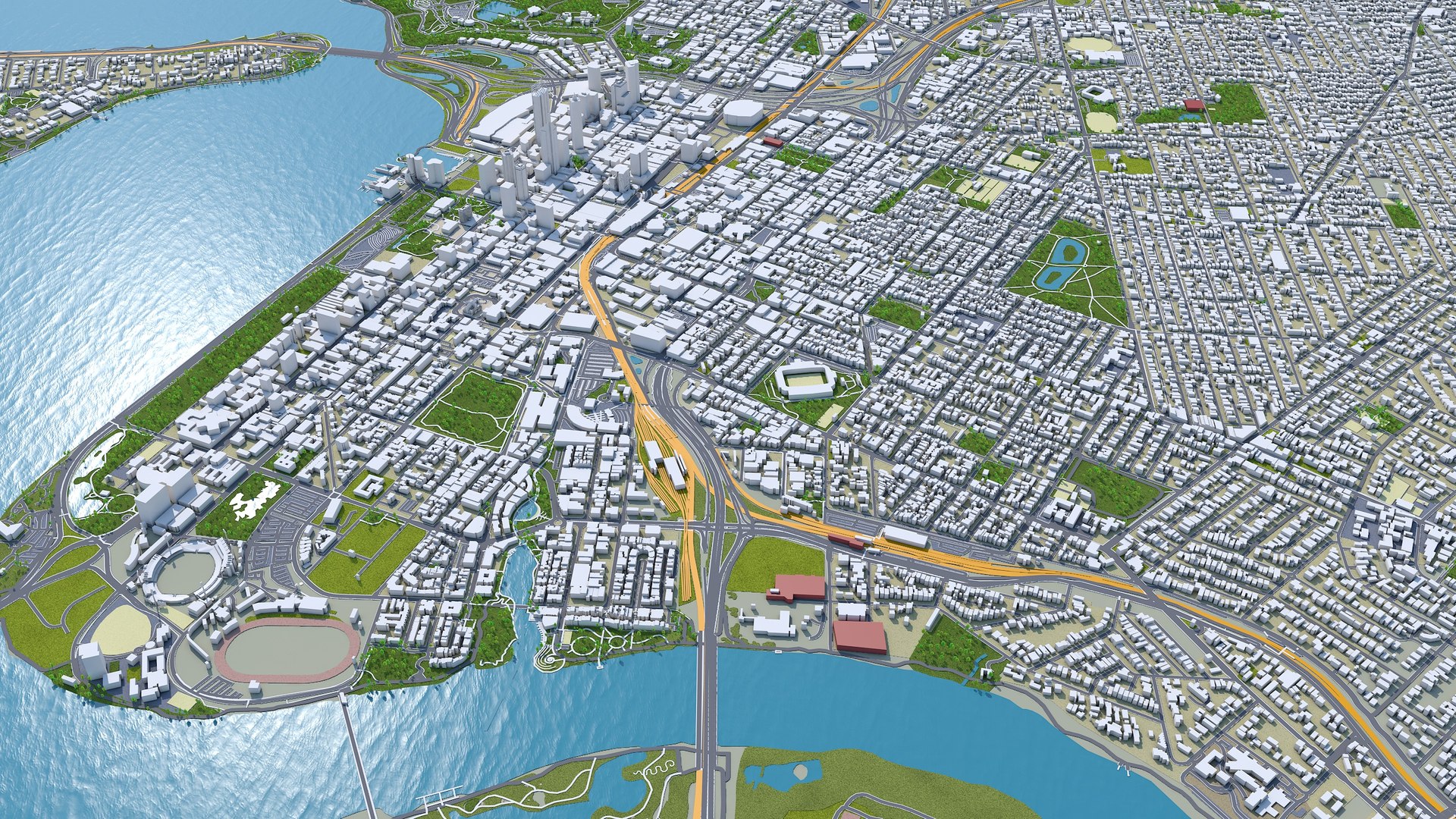 Perth Downtown Australia 3D model - TurboSquid 1989492