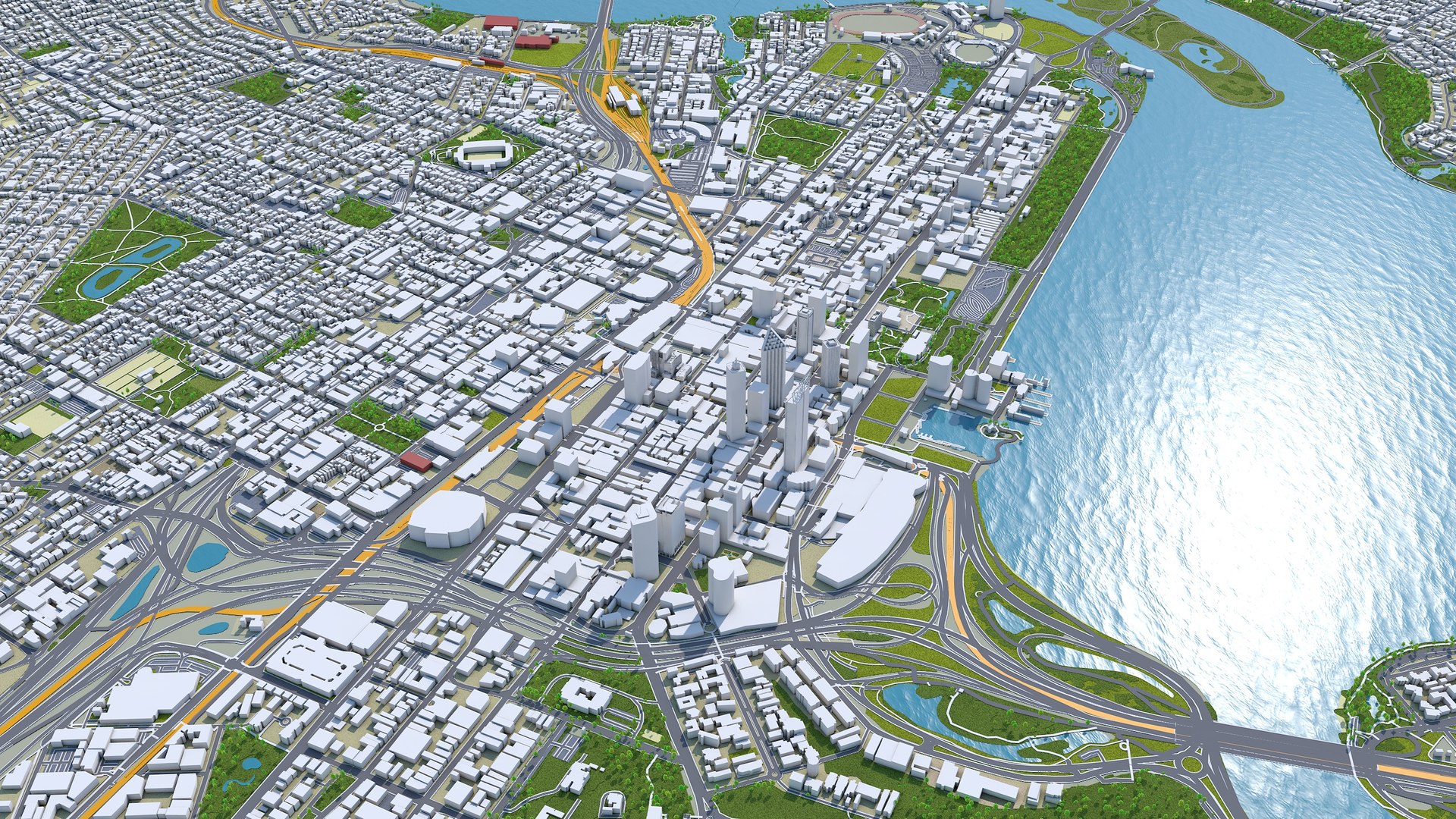 Perth Downtown Australia 3D model - TurboSquid 1989492