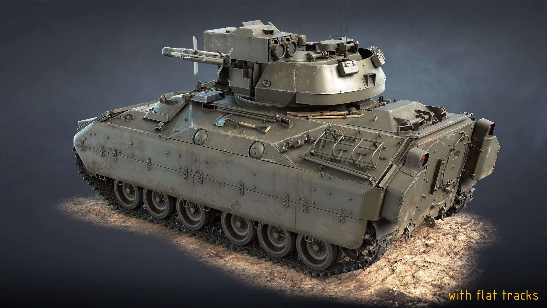 M2 Bradley Game Ready Model - TurboSquid 2224068