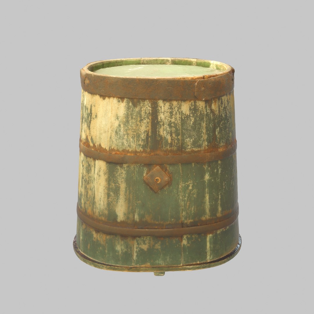 Vat Wood Wooden 3D Model - TurboSquid 1197266