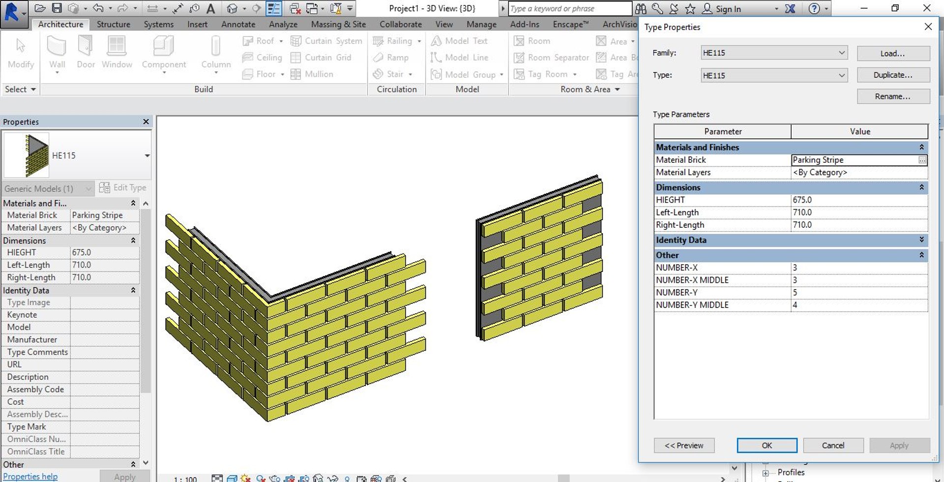 3D Cladding Wall Revit Family Model - TurboSquid 1331793