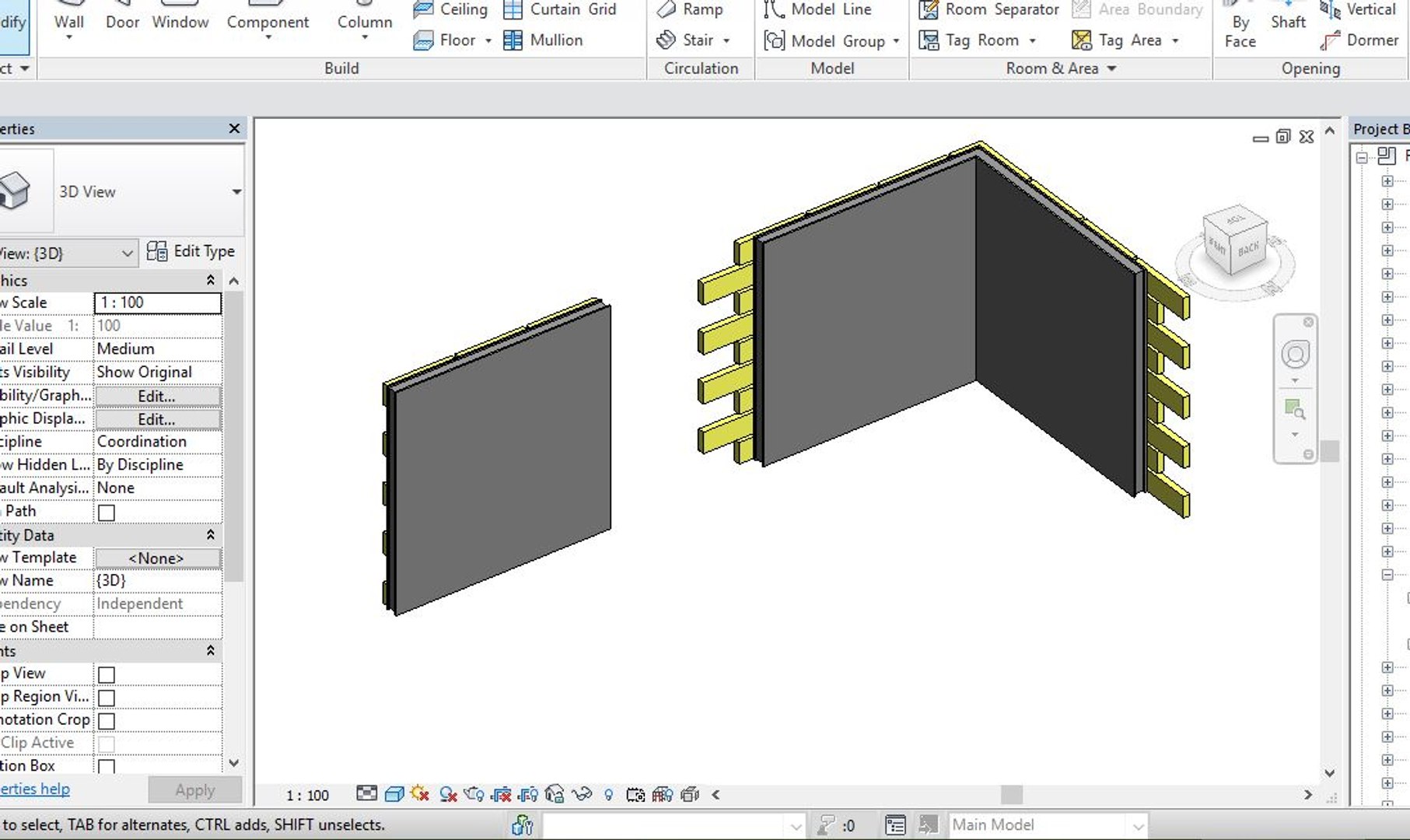 3D Cladding Wall Revit Family Model - TurboSquid 1331793