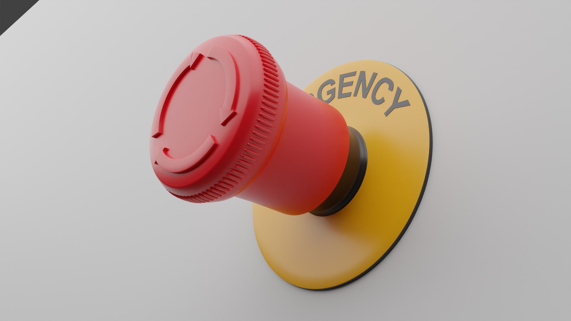 Emergency Stop - Type A 3D Model - TurboSquid 2012503