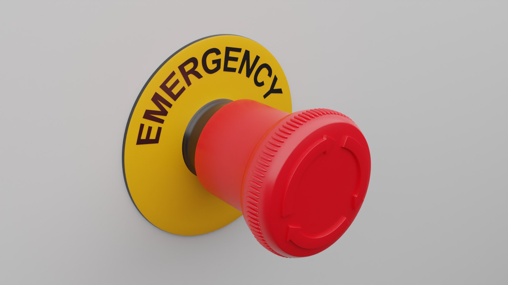 Emergency Stop - Type A 3D Model - TurboSquid 2012503