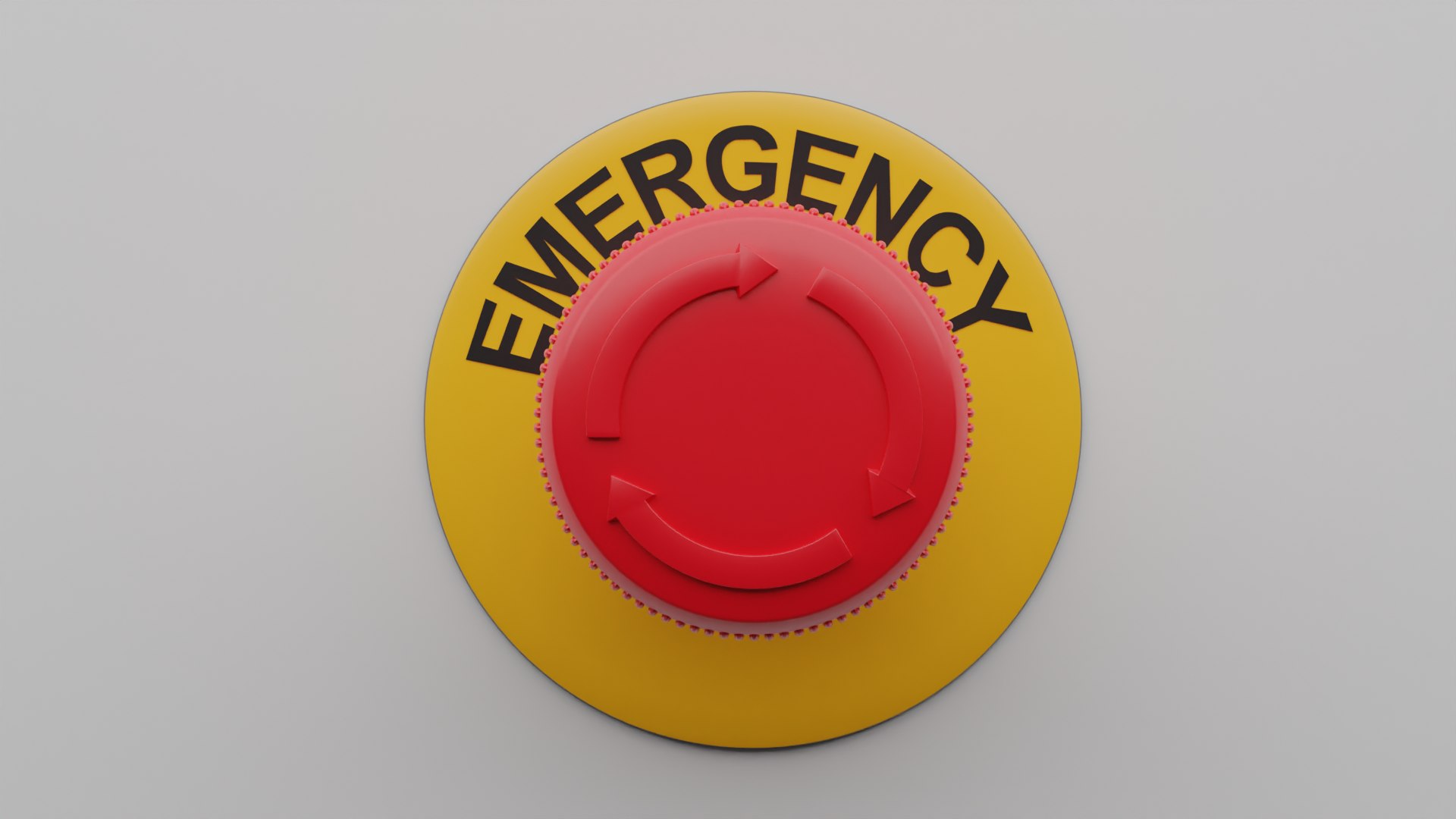 Emergency Stop - Type A 3D Model - TurboSquid 2012503
