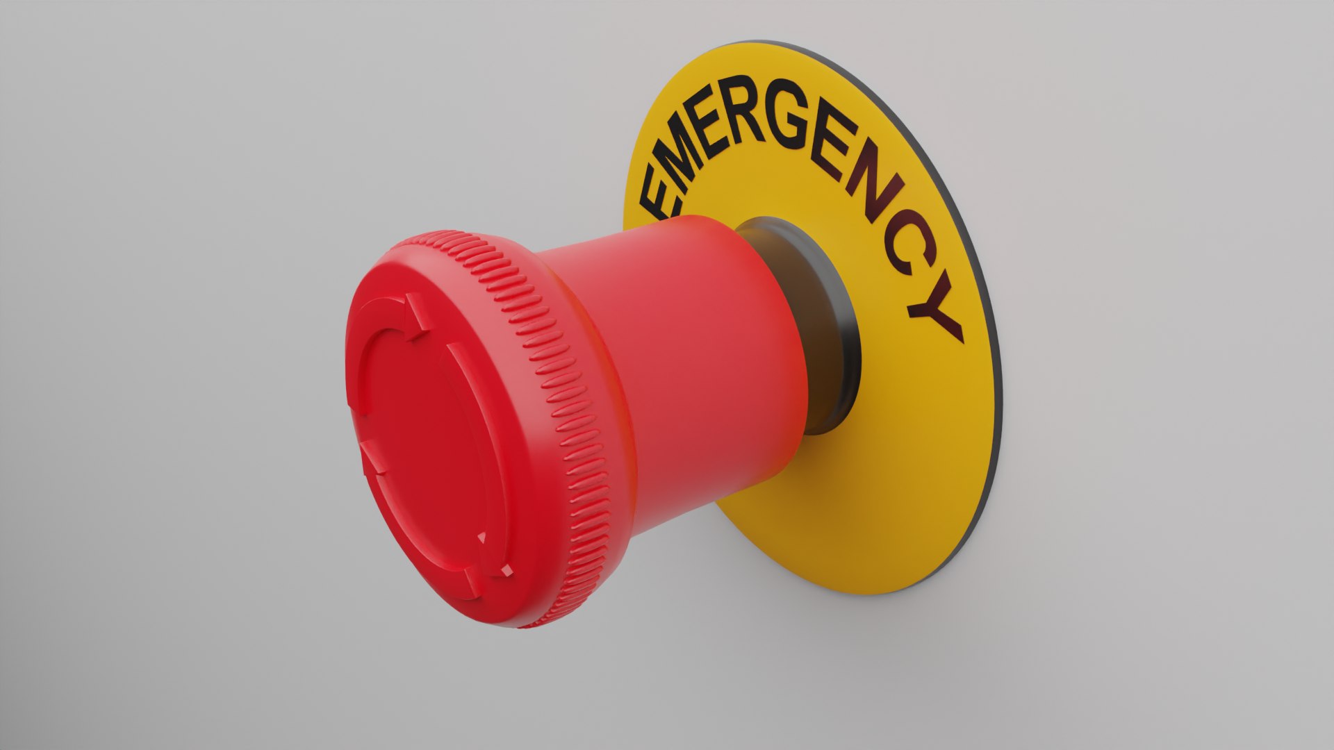 Emergency Stop - Type A 3D Model - TurboSquid 2012503