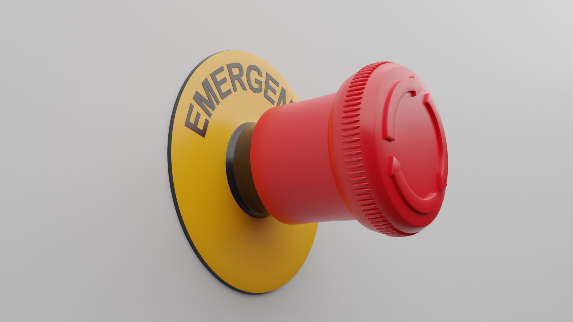Emergency Stop - Type A 3D Model - TurboSquid 2012503