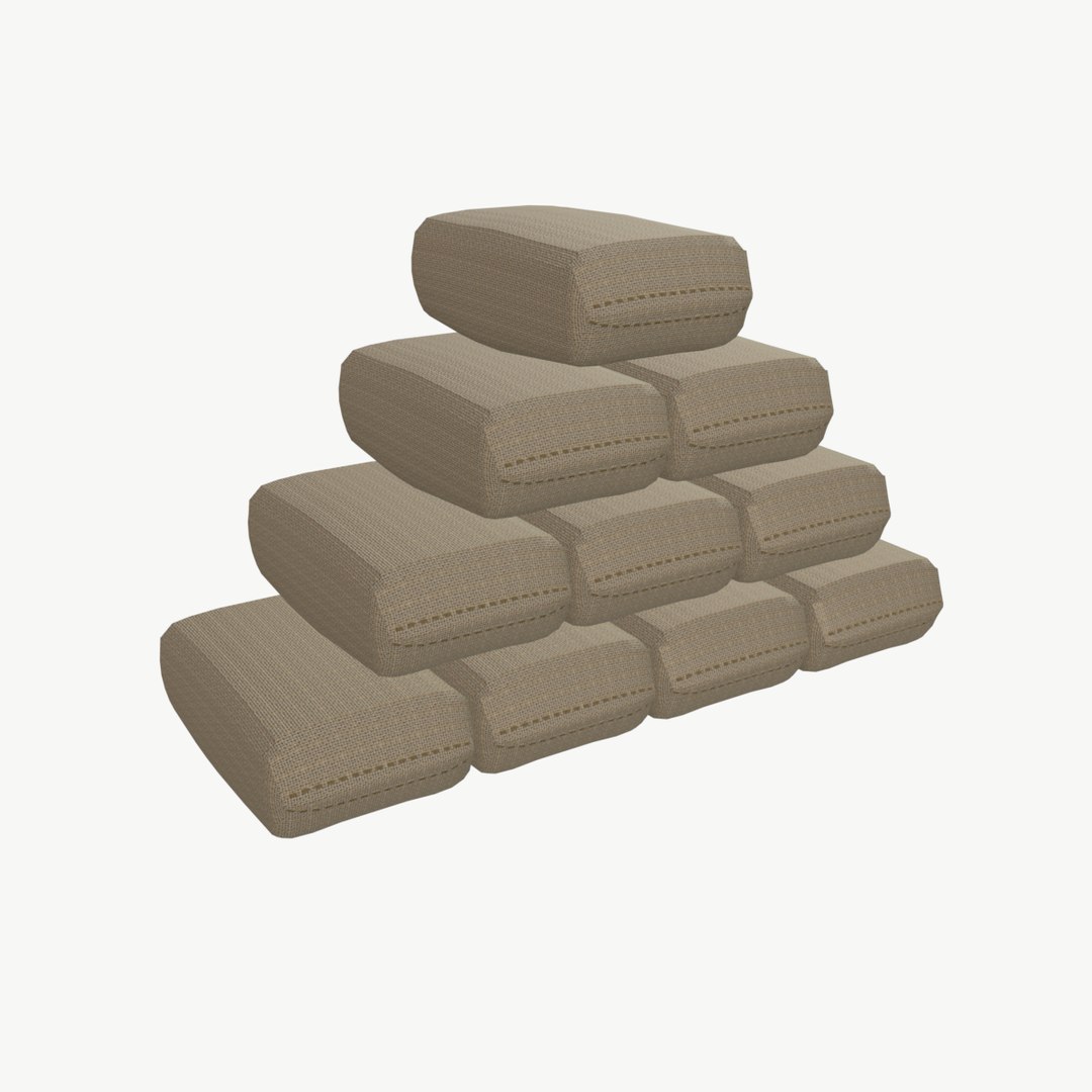 Linen Bags 3D - TurboSquid 2279643