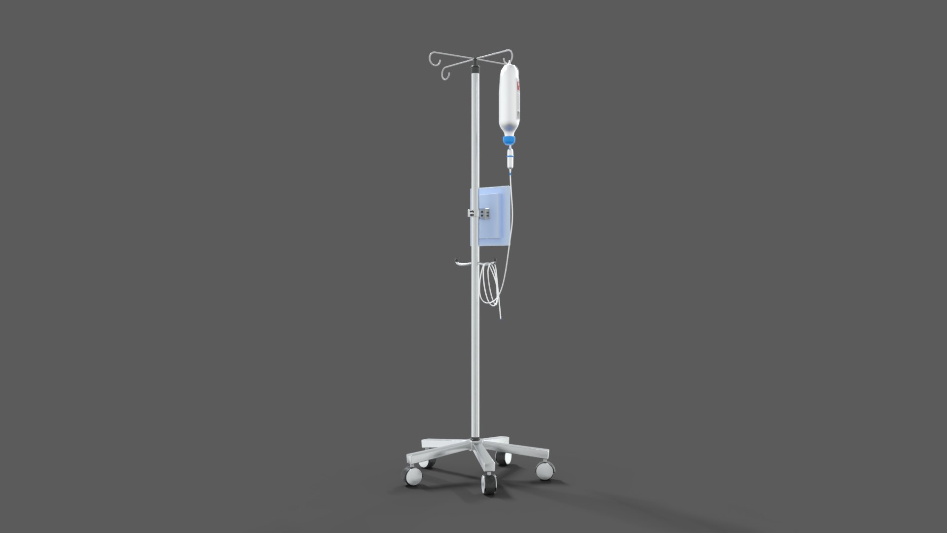 IV Pole Dextrose Drip Stand Medical Low-poly 3D Model 3D - TurboSquid ...