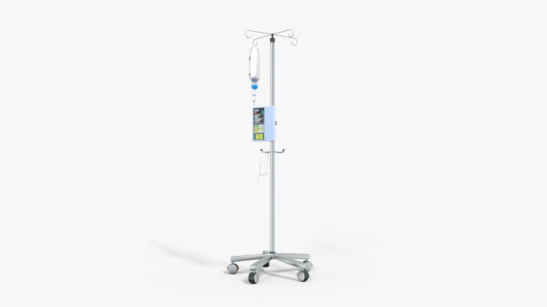 IV Pole Dextrose Drip Stand Medical Low-poly 3D Model 3D - TurboSquid ...