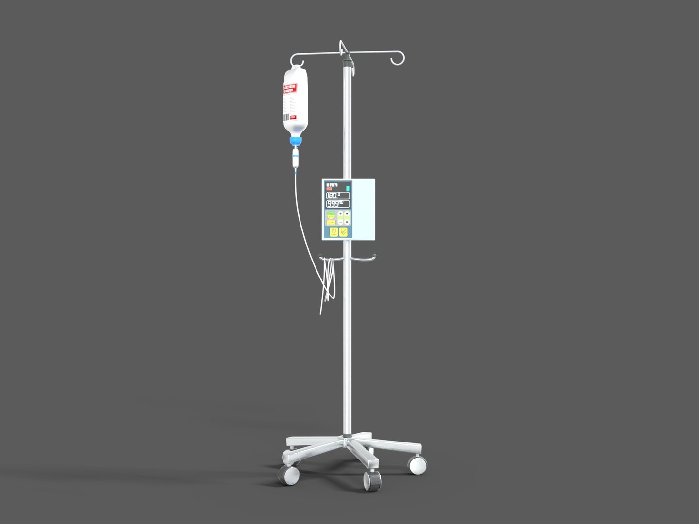 IV Pole Dextrose Drip Stand Medical Low-poly 3D Model 3D - TurboSquid ...