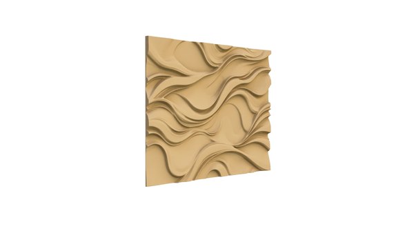 modelo 3d Conjunto de decoración de pared con paneles modernos Mural de ...