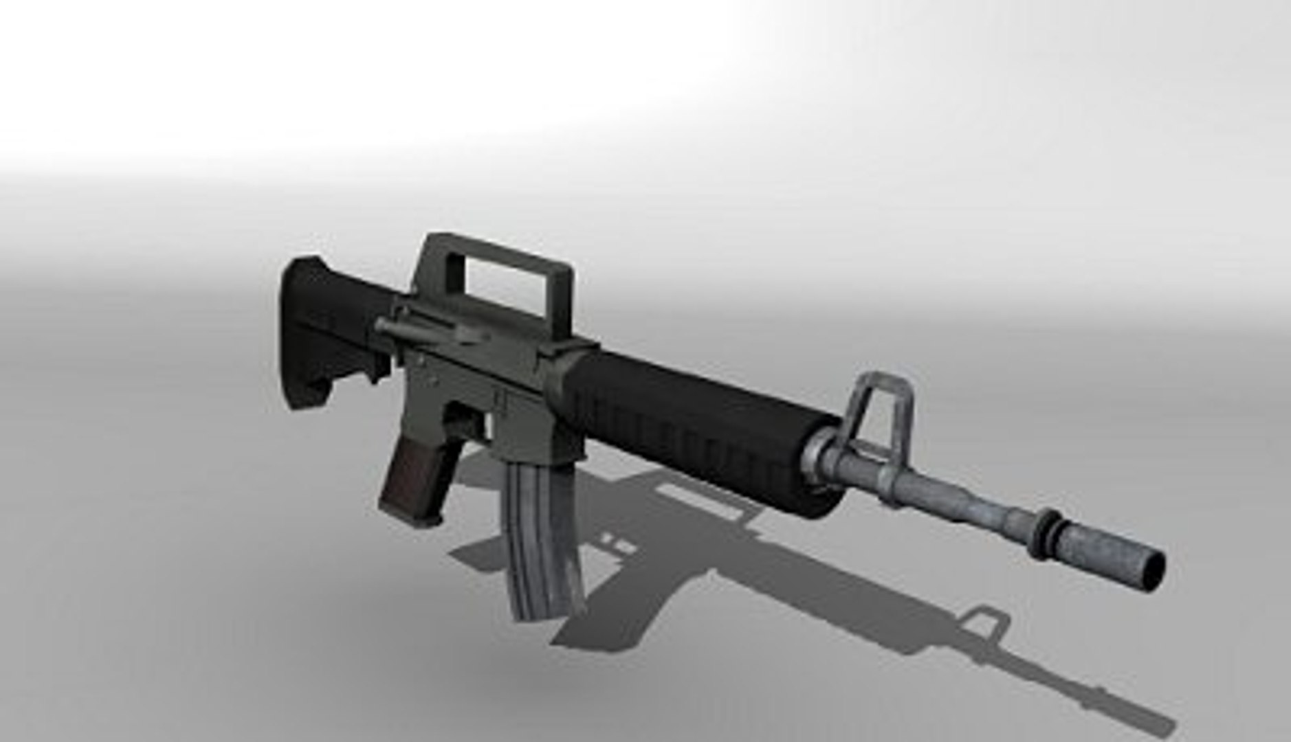m4- rifle m4 3d model