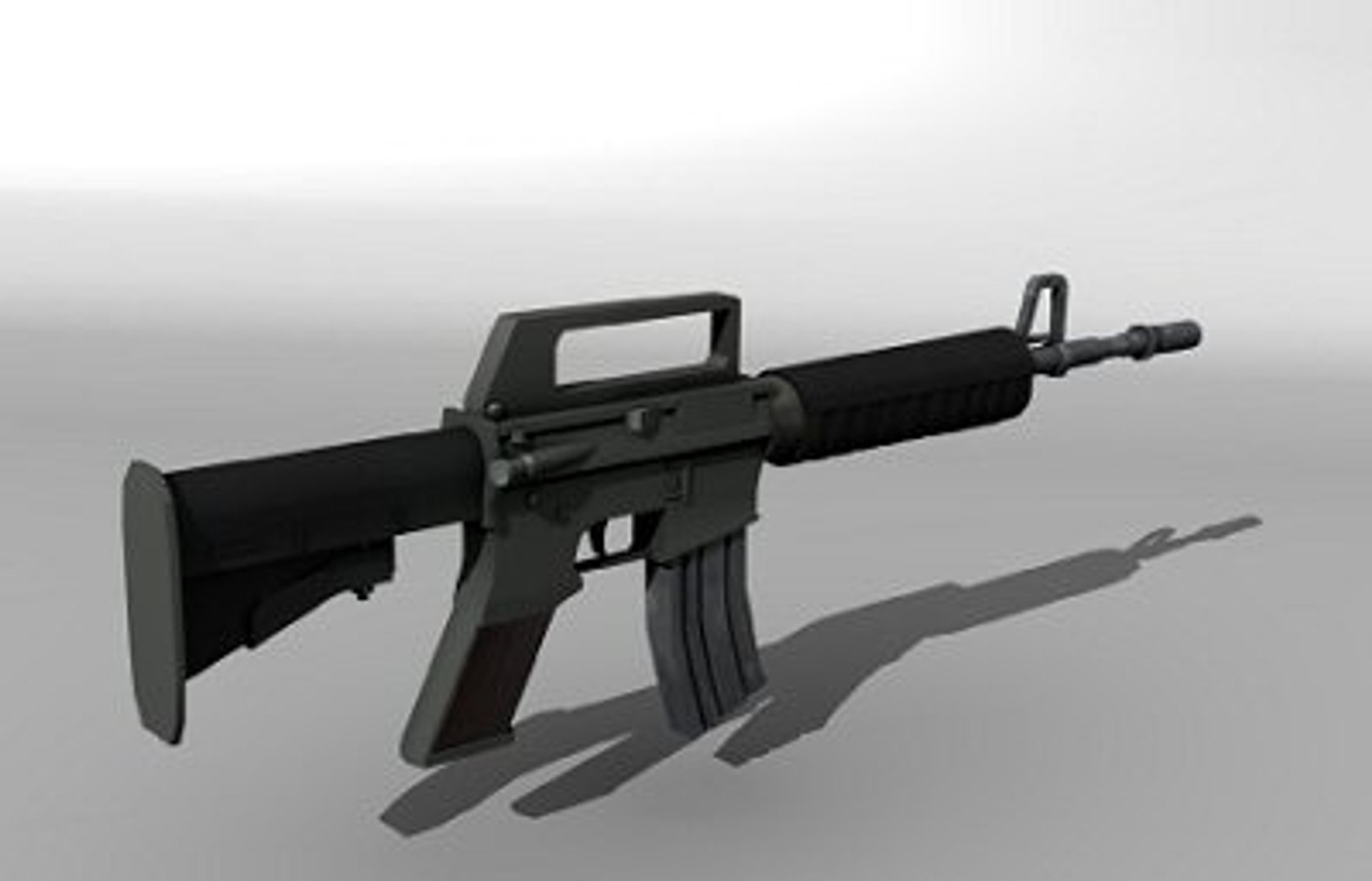 m4- rifle m4 3d model
