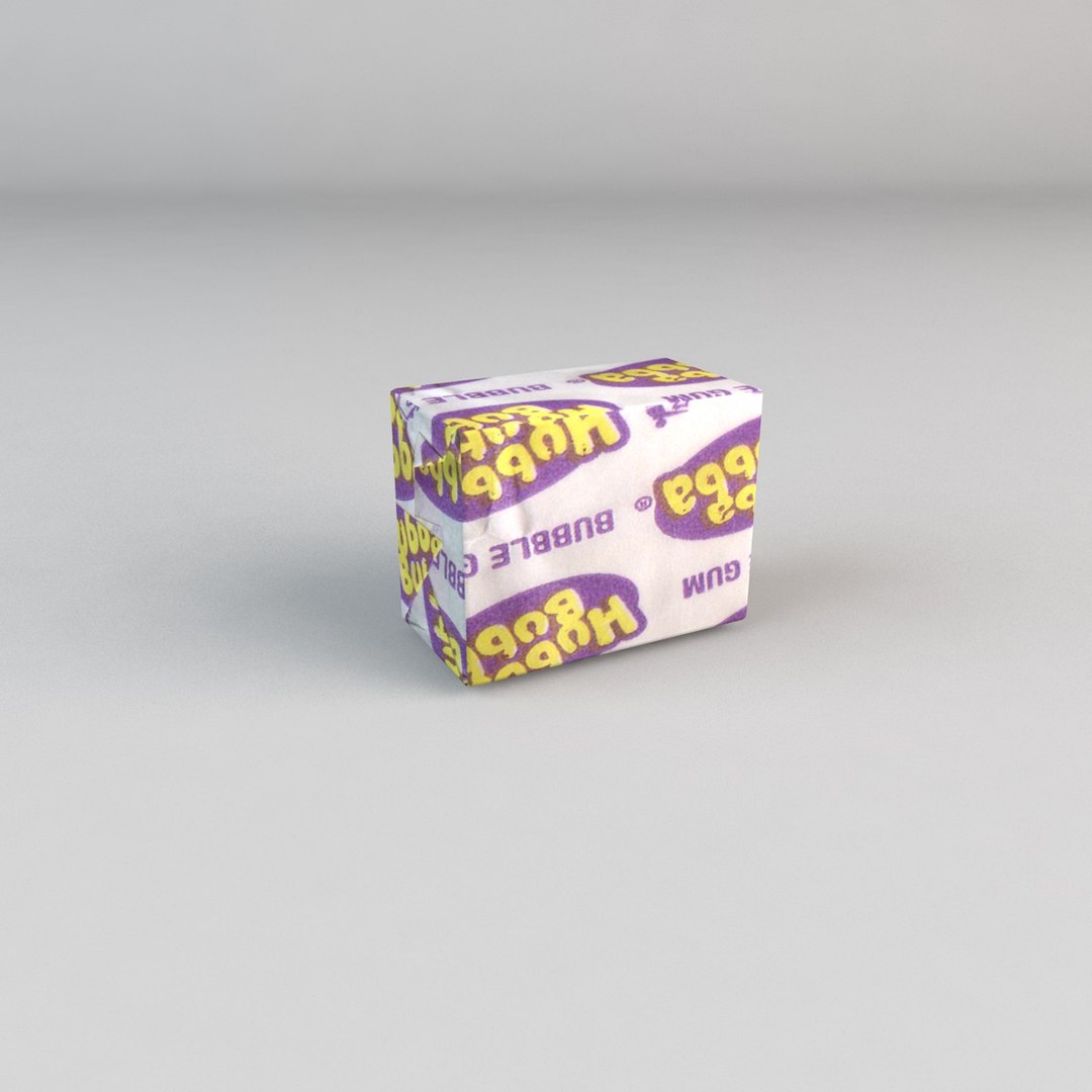 Chewing Gum 3d Model