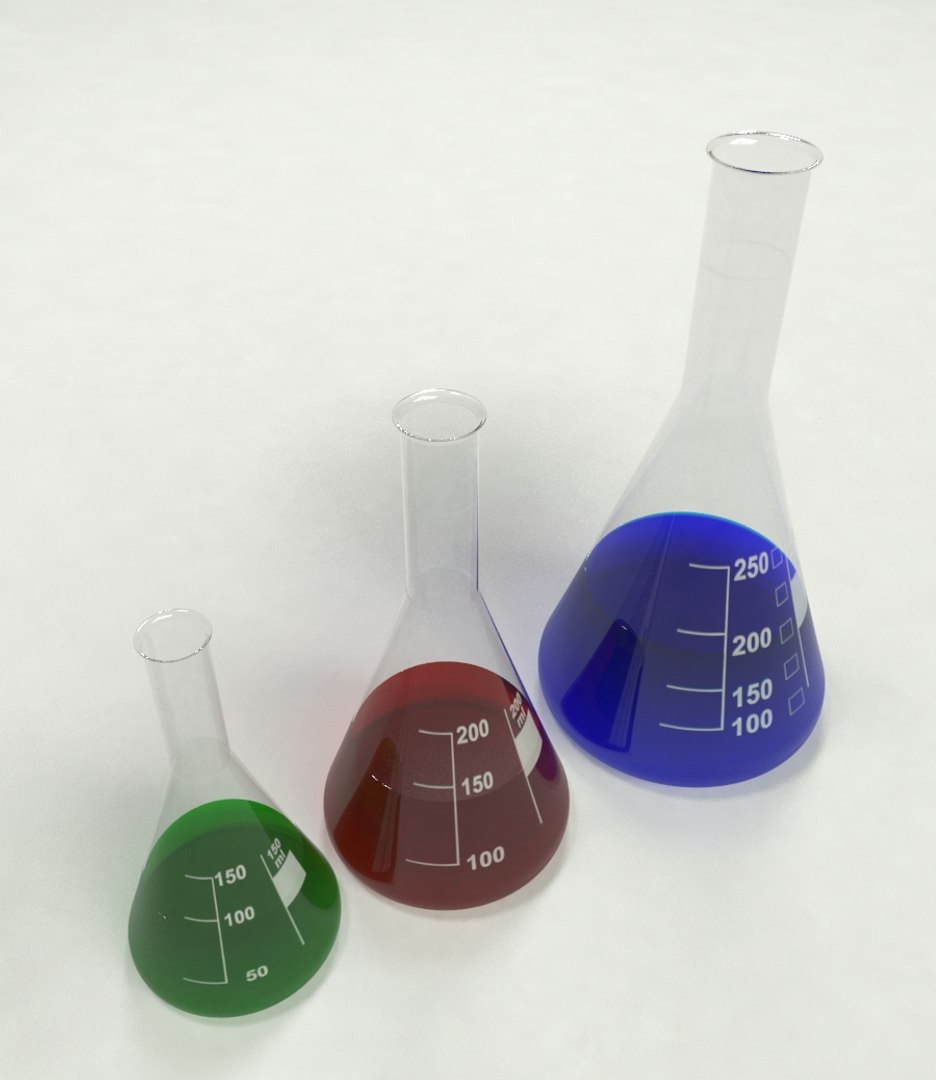 Science Lab Glassware 3D Model - TurboSquid 1165955