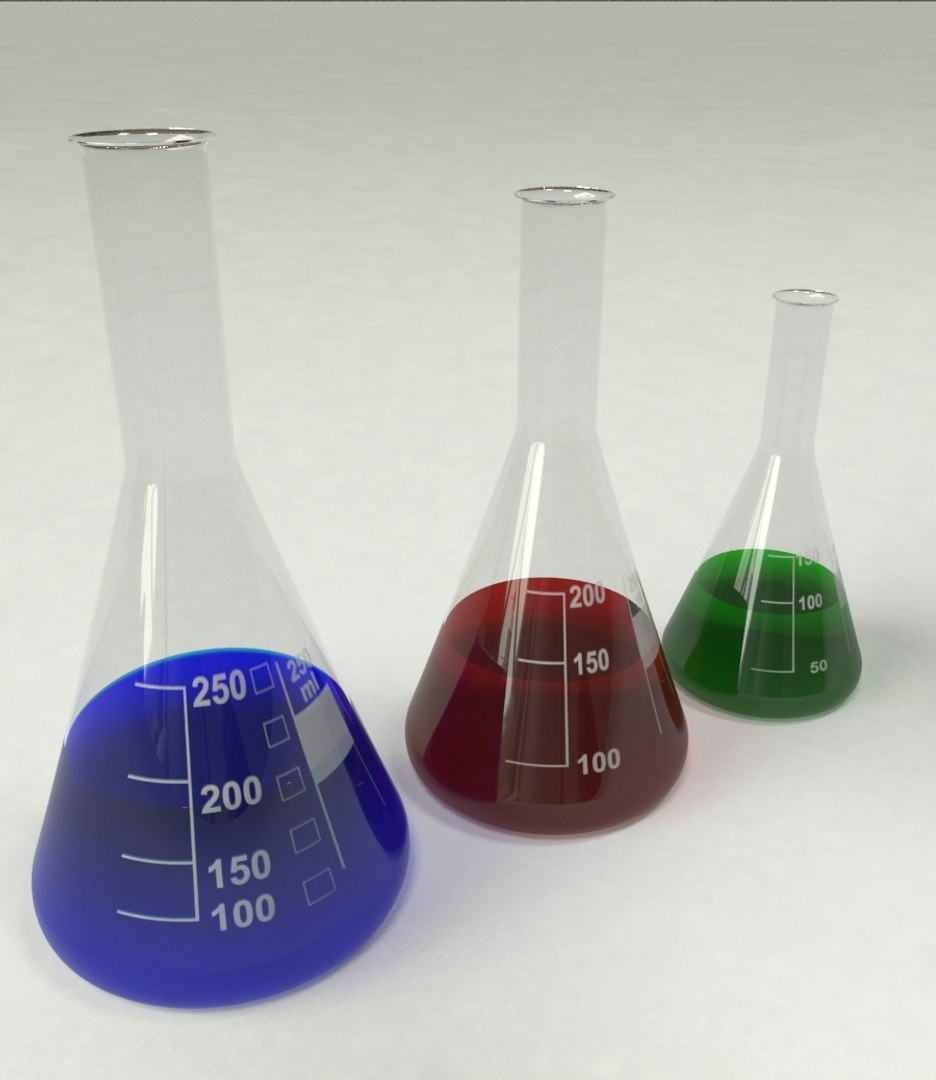 Science Lab Glassware 3D Model - TurboSquid 1165955