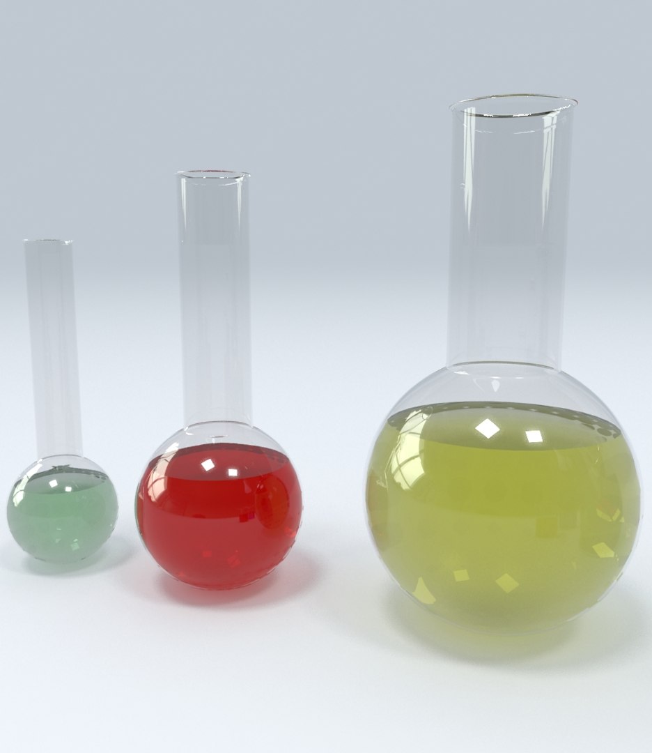 Science Lab Glassware 3D Model - TurboSquid 1165955
