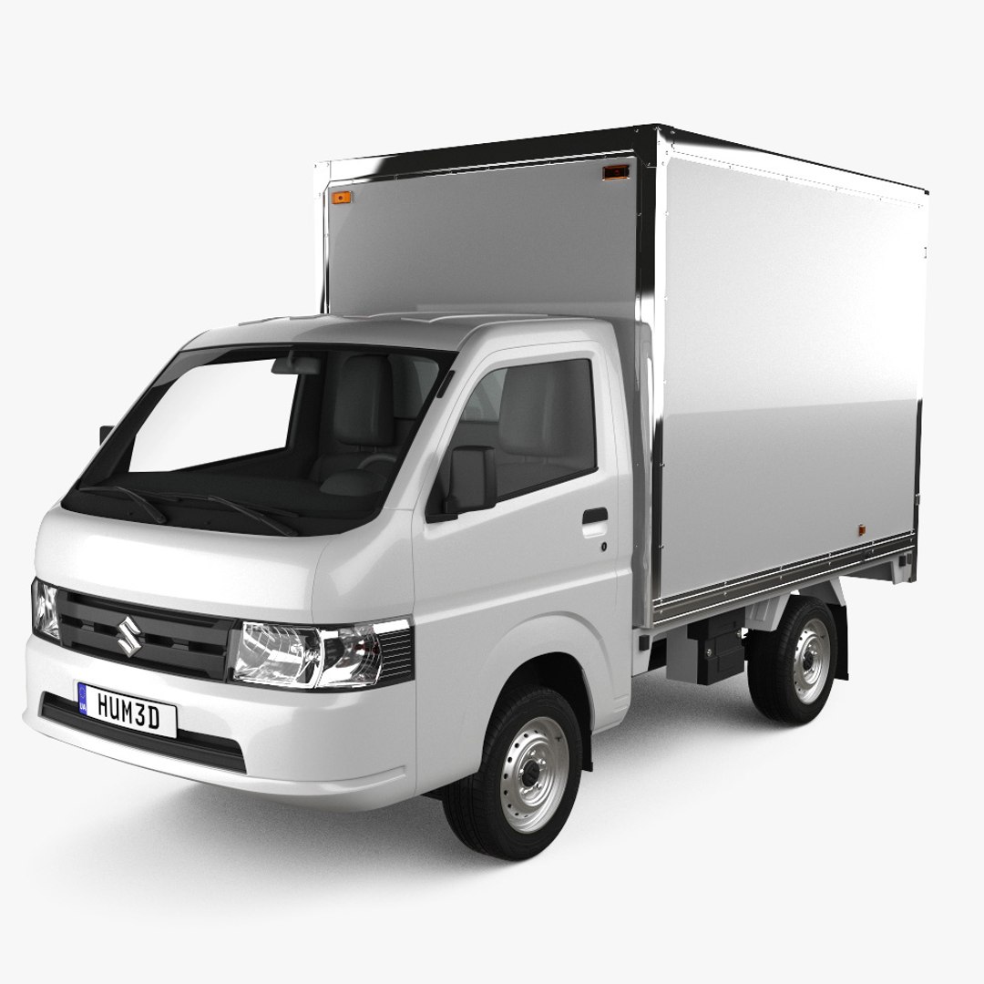 modelo 3d Suzuki Carry Box Truck 2019 - TurboSquid 2068679
