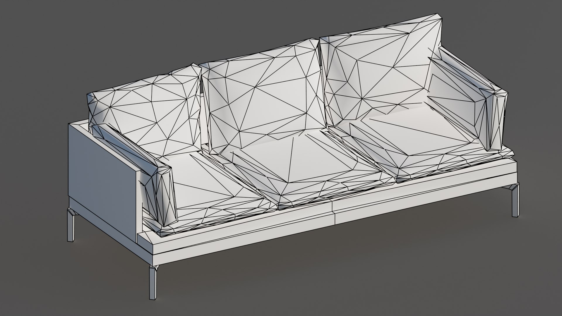 3D Stylized Sofa Model - TurboSquid 2208084