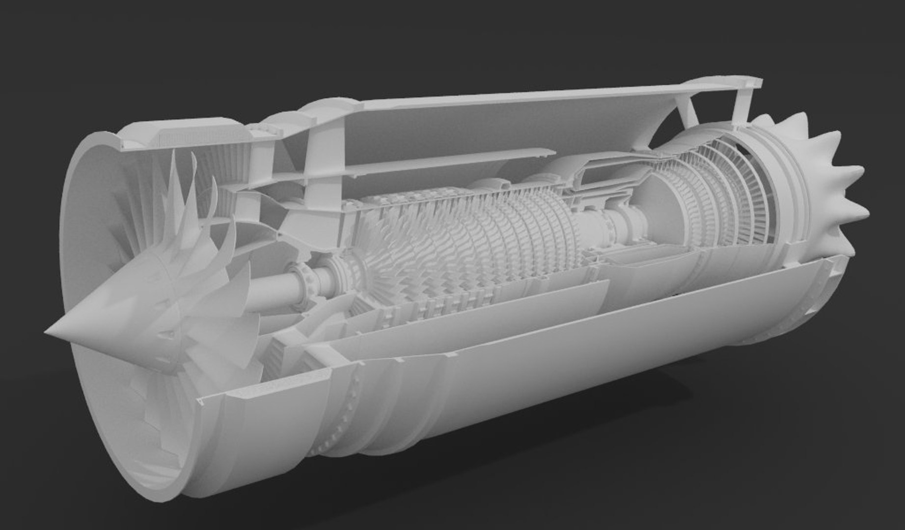 Engine jet 2 model - TurboSquid 1529447