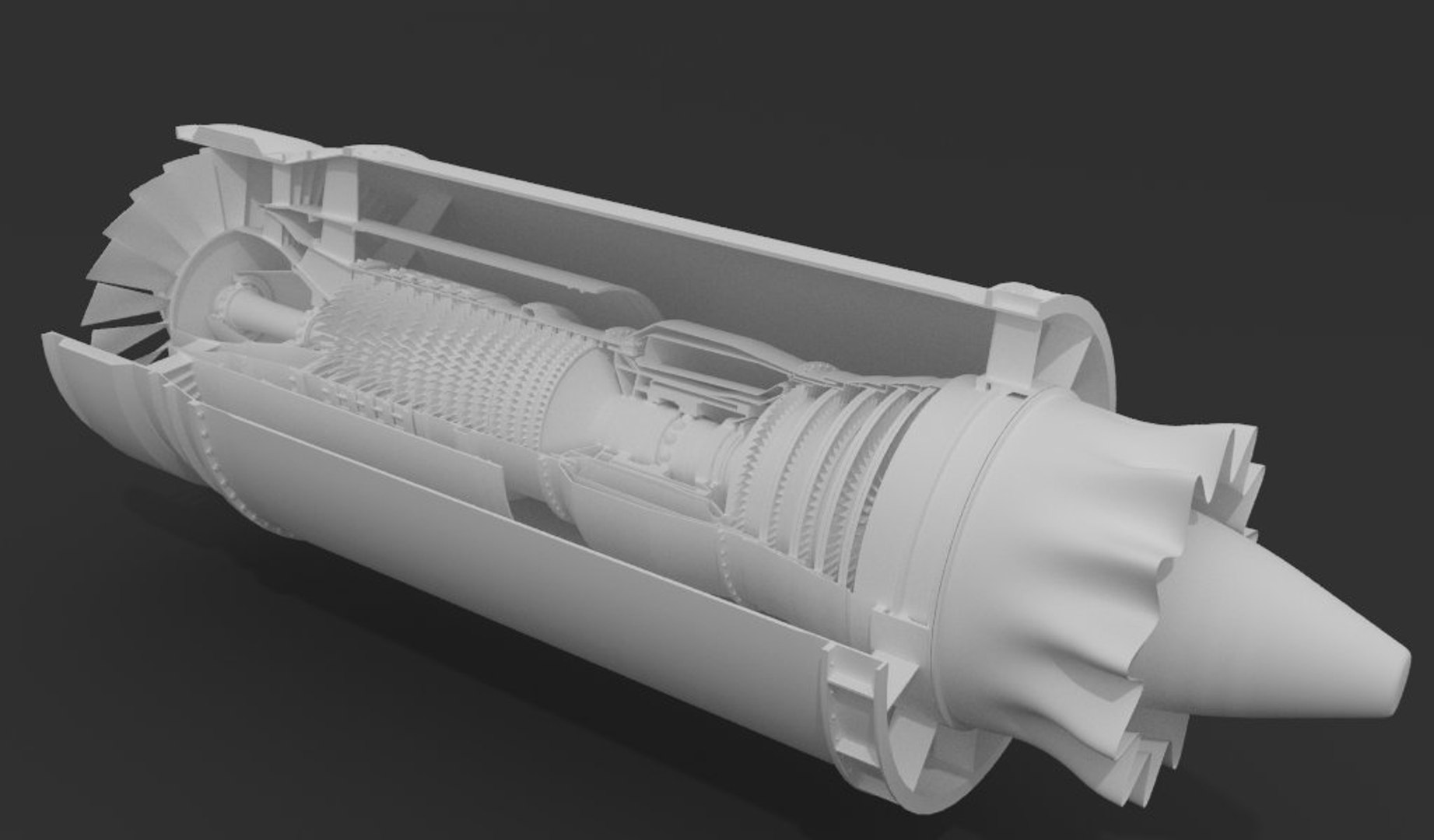 Engine jet 2 model - TurboSquid 1529447