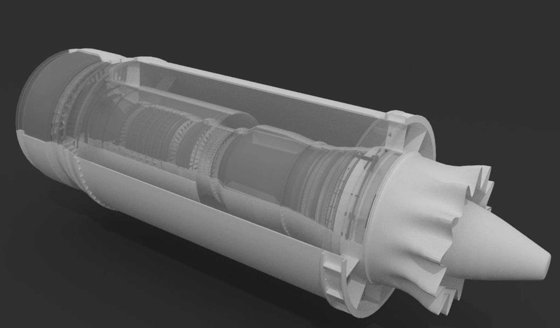 Engine jet 2 model - TurboSquid 1529447