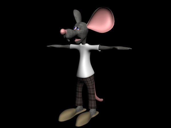 mouse character 3d max