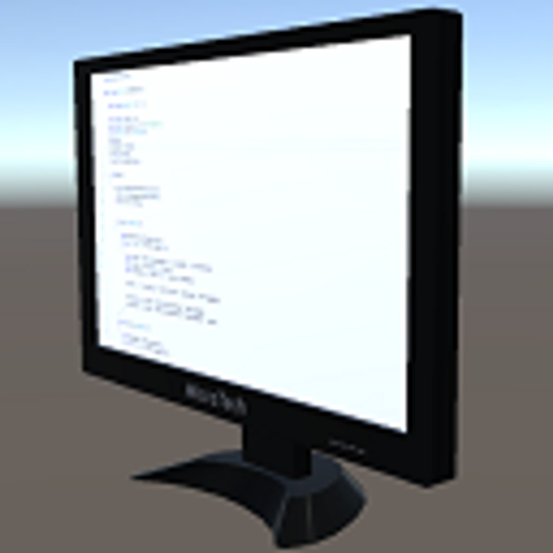 Monitor 22 Inch 3d Model