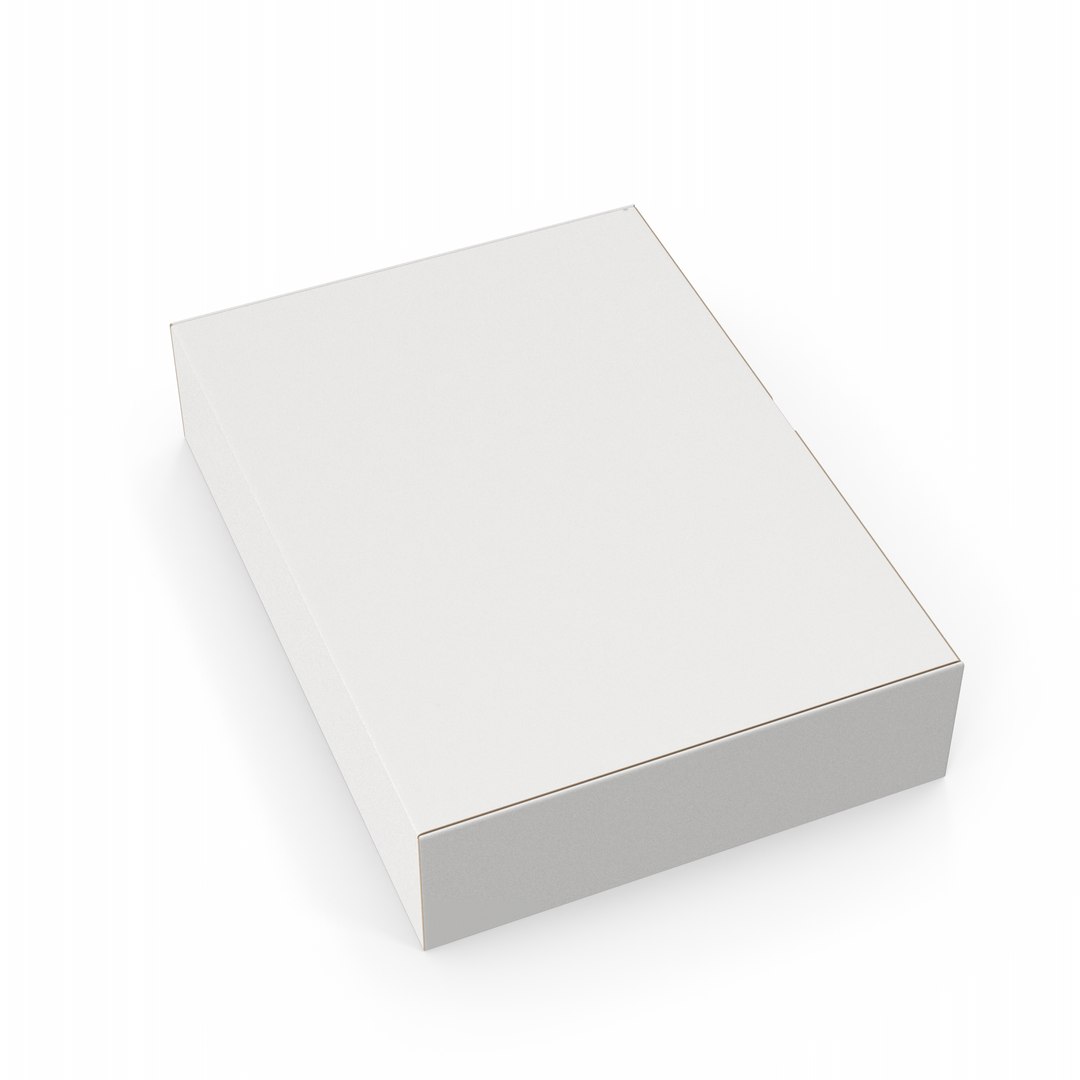 White Box Package 3D Model - TurboSquid 2061010